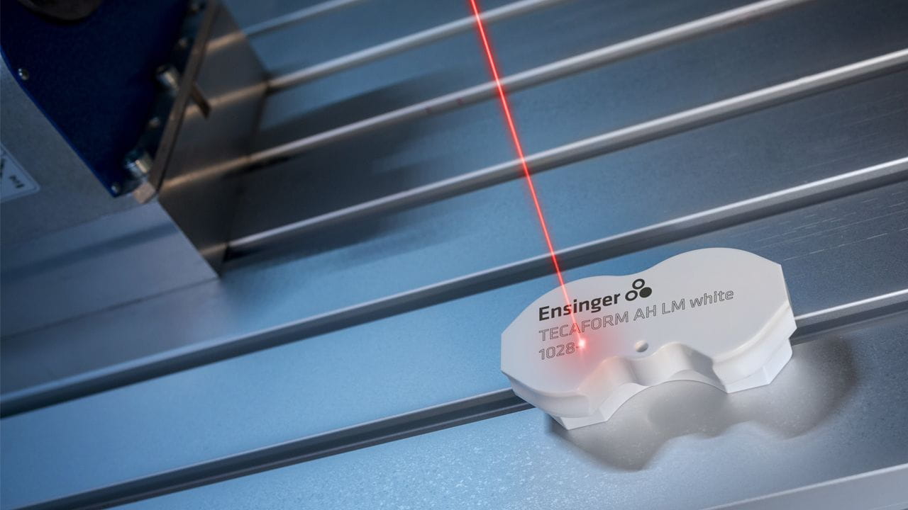 laser markable POM - TECAFORM AH LM white| Ensinger