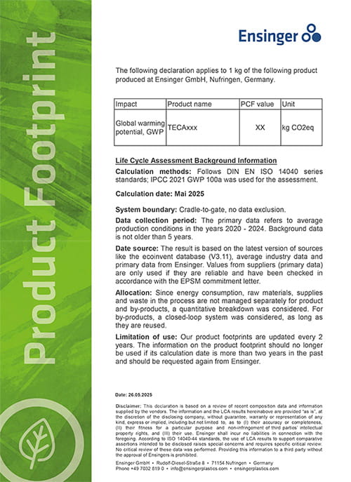 ESG – Environment | Ensinger